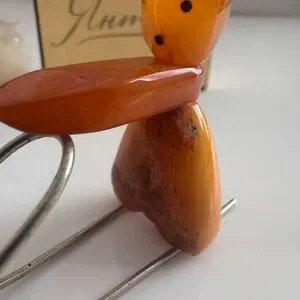 baltic amber | Art | Vintage Amber Baltic Stone White Butterscotch Egg ...